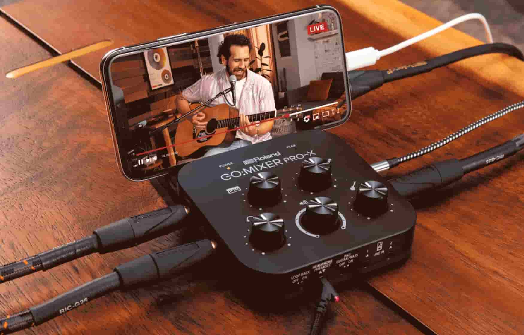 Roland Announces Go:Mixer PRO-X Audio Mixer - Insta of Bass