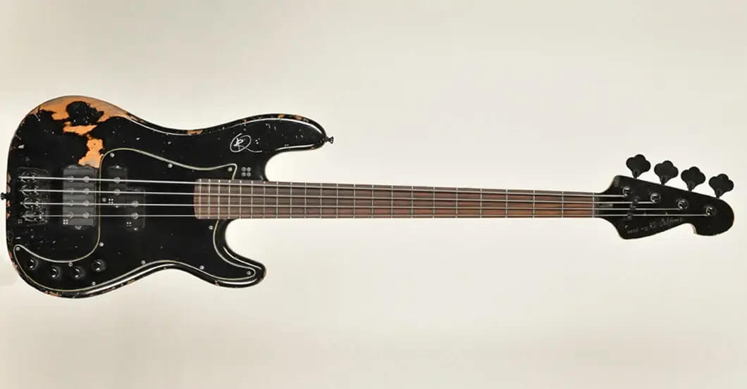 Rammstein Bass Player Auctioning Basses for Charity - Insta of Bass