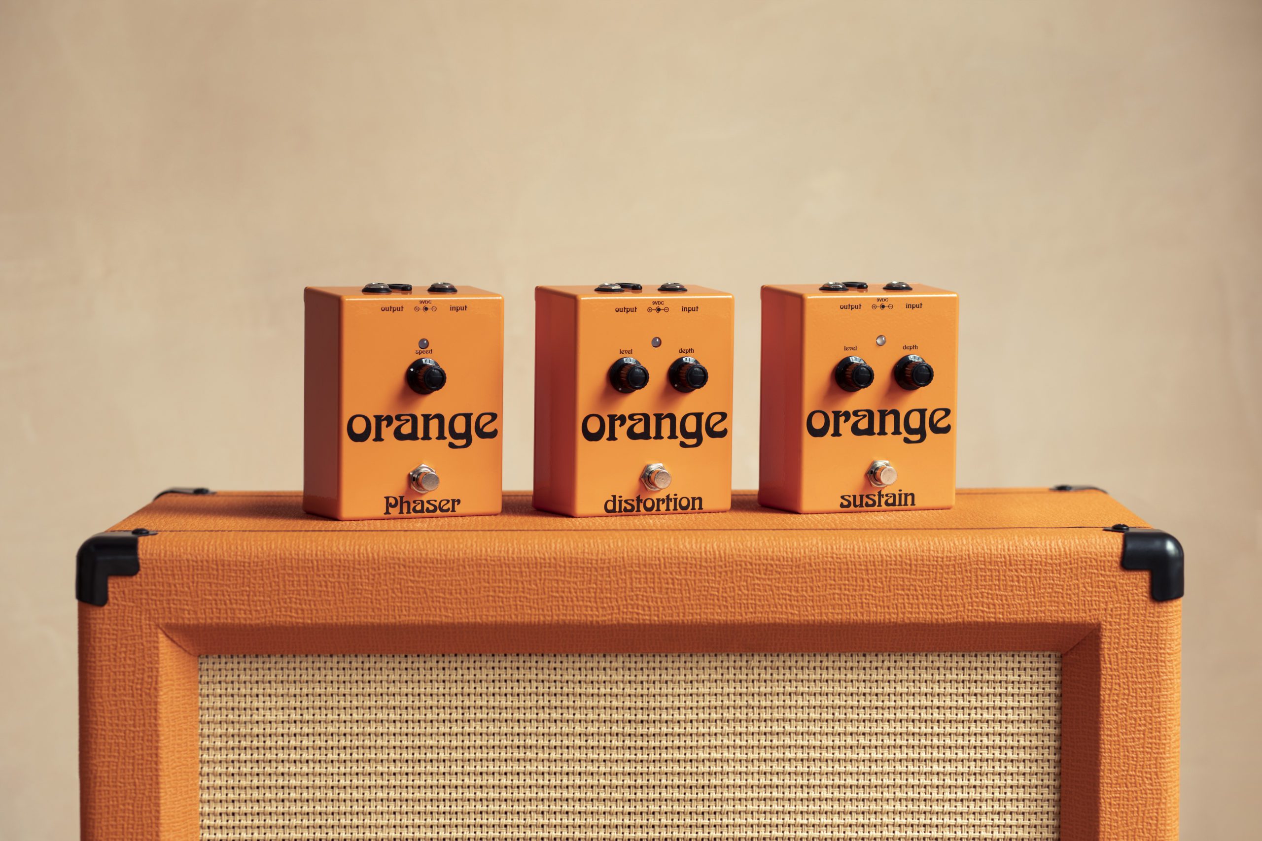 Orange Unveil Three 1970s Retro FX Pedals - Insta of Bass
